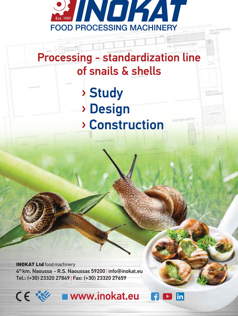 INNOVATIVE SOLUTIONS FOR THE PROCESSING AND PACKAGING OF SNAILS
